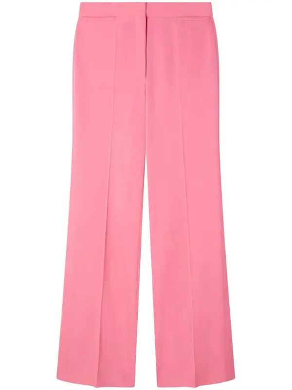 Stella McCartney Straight-leg Wool Trousers - Pink