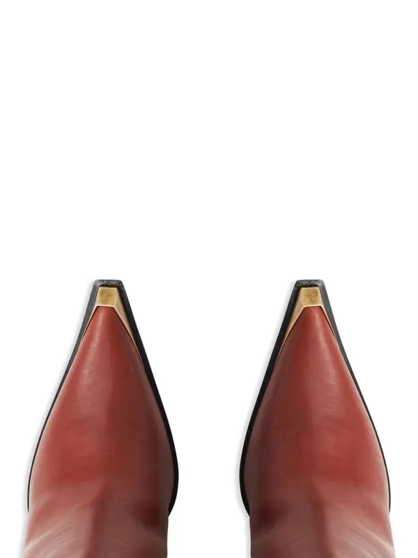 Etro Metallic Toe-cap Knee-high Boots