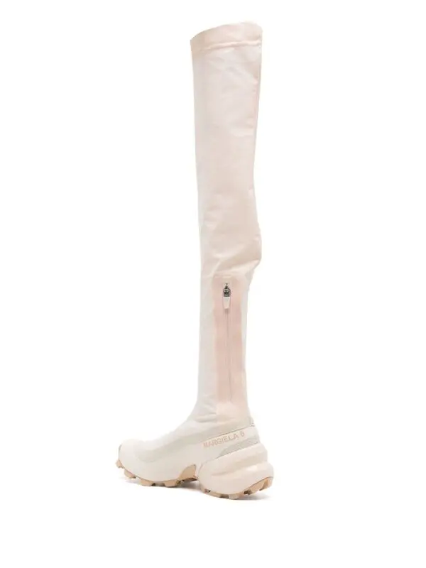 MM6 MAISON MARGIELA X SALOMON Thigh-high Boots - Neutrals