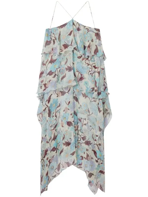 Stella McCartney Lady Garden-print Silk Chiffon Dress