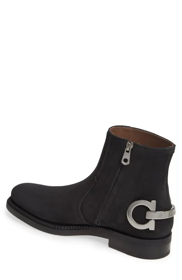 Ferragamo Salvatore Bankley Zip Boot - Nero/Nero | Editorialist display picture 3