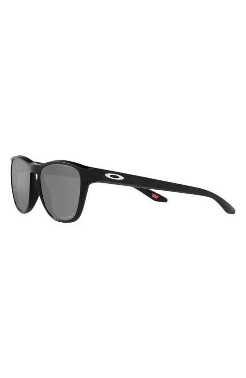 Oakley Manorburn 56mm Prizm™ Polarized Square Sunglasses - Matte Black