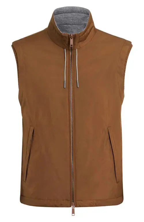 Zegna Zephyr Reversible Vest - Vicuna