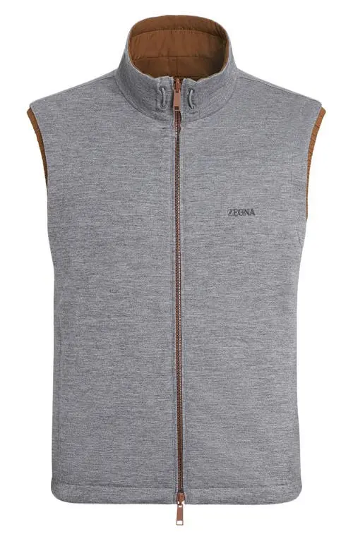 Zegna Zephyr Reversible Vest - Vicuna