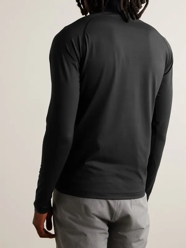 Kjus Stretch-jersey Half-zip Ski Mid-layer - Black
