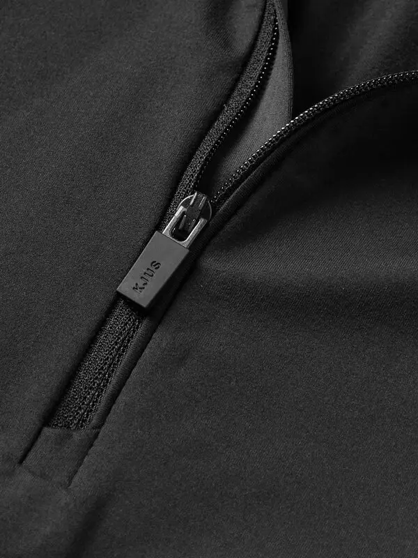Kjus Stretch-jersey Half-zip Ski Mid-layer - Black