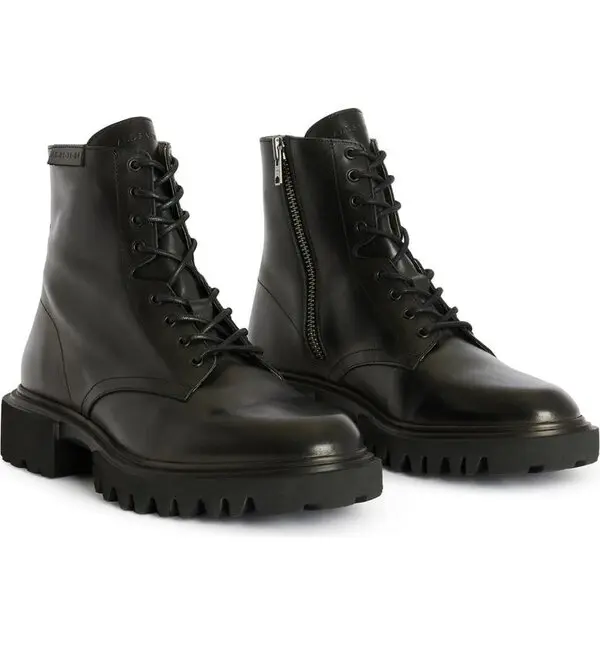 ALLSAINTS Vaughan Zip Derby Boots