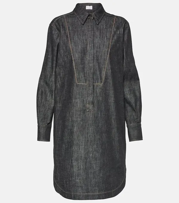 Brunello Cucinelli Denim Shirt Dress