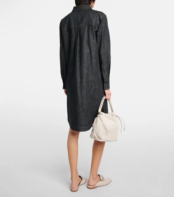 Brunello Cucinelli Denim Shirt Dress
