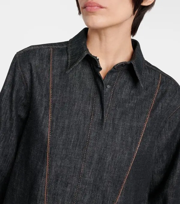 Brunello Cucinelli Denim Shirt Dress