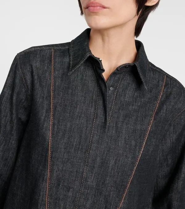Brunello Cucinelli Denim Shirt Dress