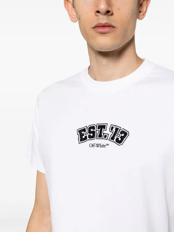 Off-White Logic Cotton T-shirt