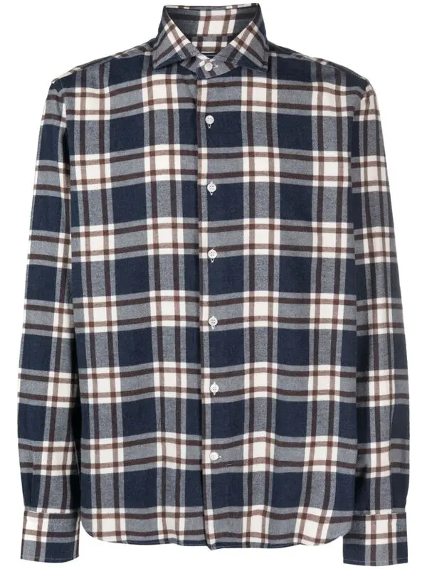 ORIAN Plaid Flannel Shirt