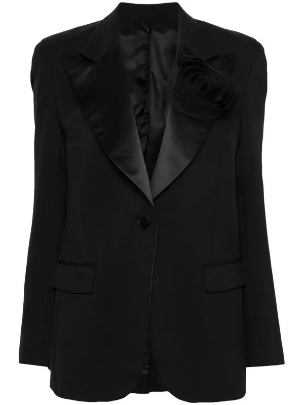 Viktor & Rolf Crepe Single-breasted Blazer