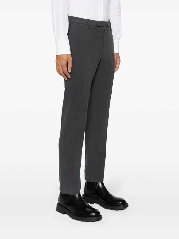 Incotex Mid-rise Straight-leg Chinos - Grey