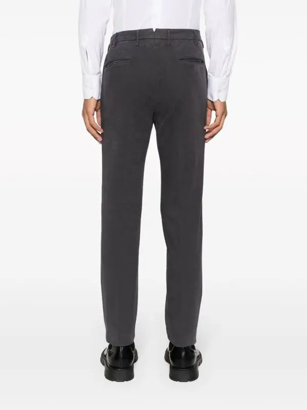 Incotex Mid-rise Straight-leg Chinos - Grey