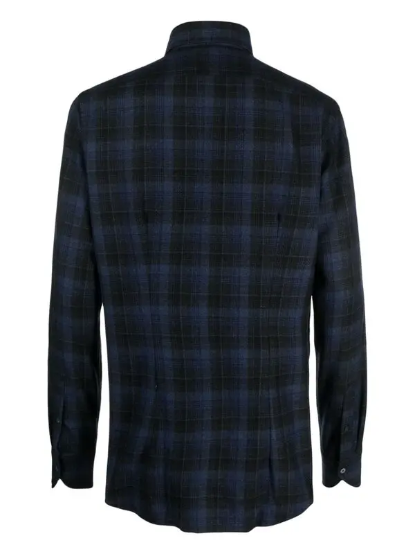 XACUS Check-pattern Long-sleeve Shirt