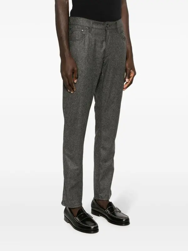 HACKETT Flannel Straight-leg Trousers