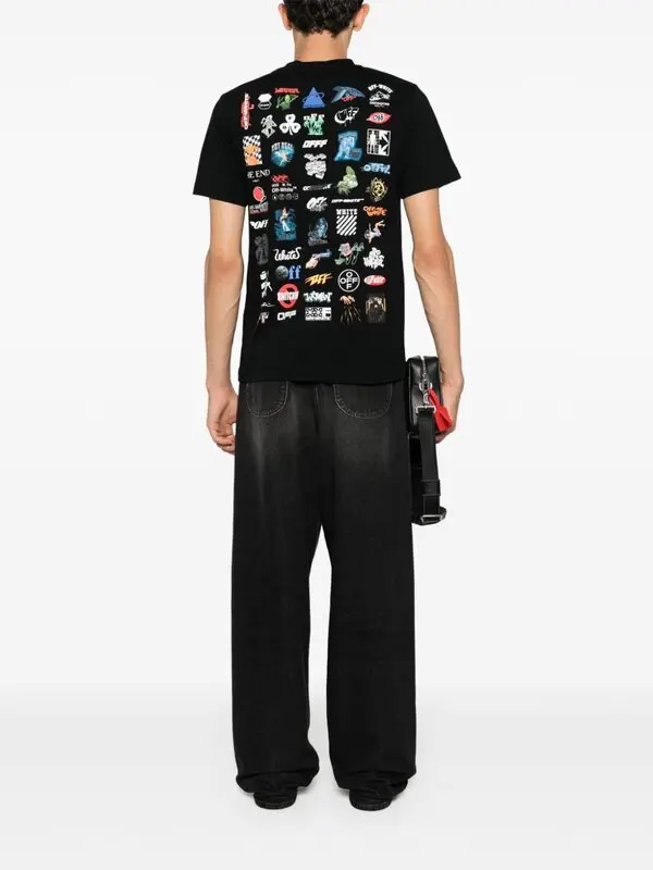 Off-White Logic Cotton T-shirt