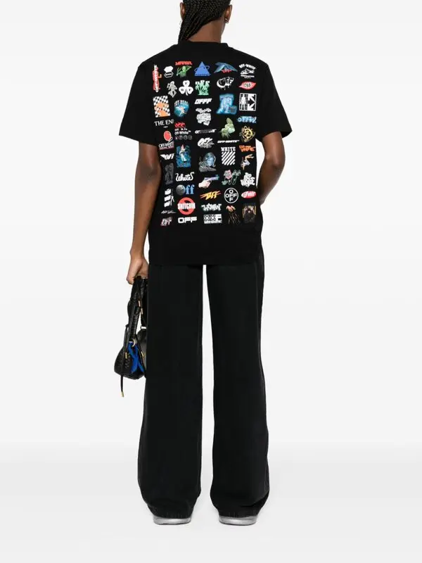 Off-White Logic Cotton T-shirt