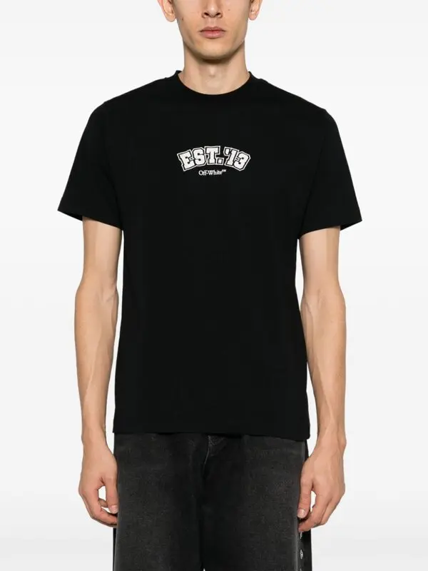 Off-White Logic Cotton T-shirt