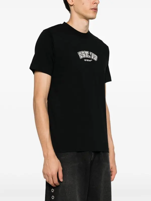 Off-White Logic Cotton T-shirt