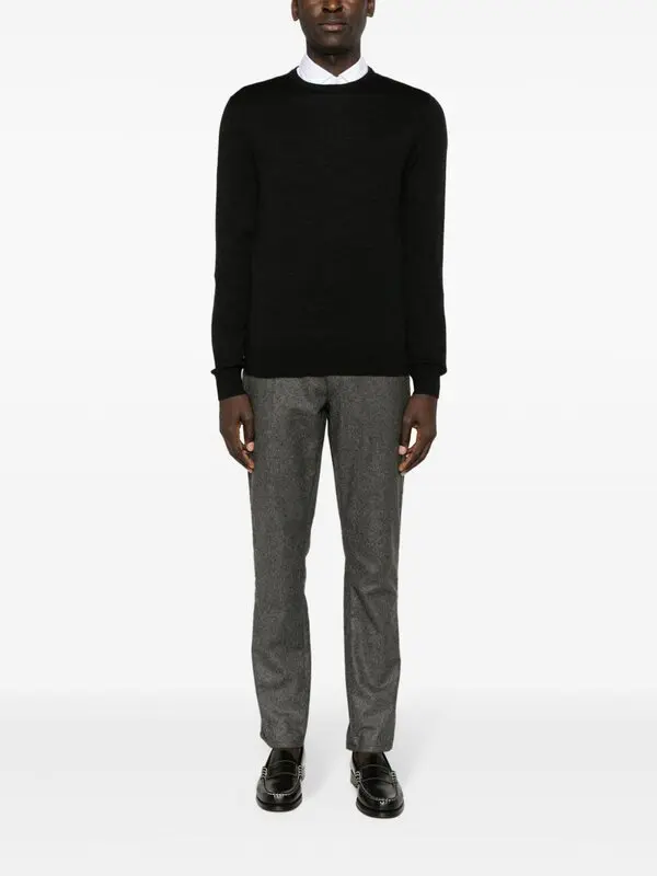 HACKETT Herringbone Jacquard Wool Jumper