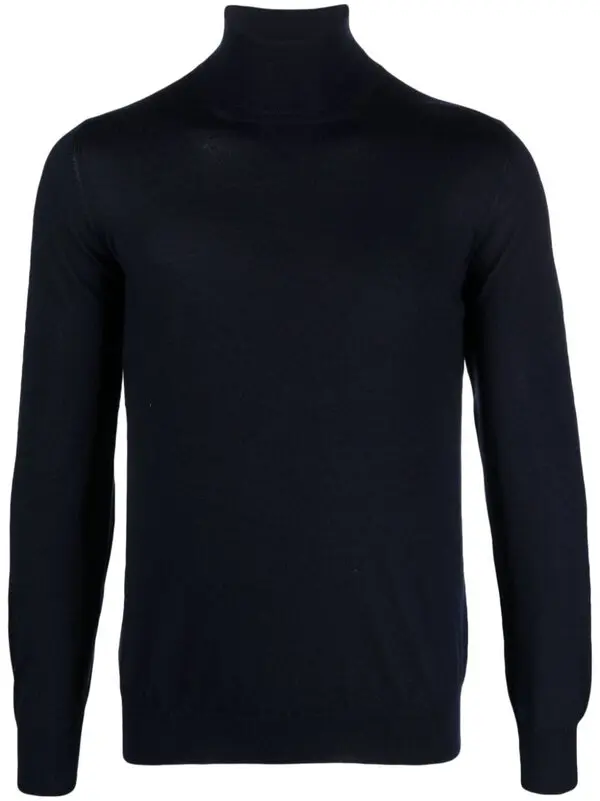 FILERIA Fine-knit Cashmere Jumper - Blue