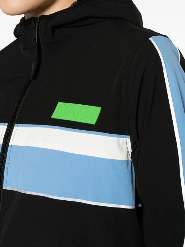 GANNI Striped Track Jacket