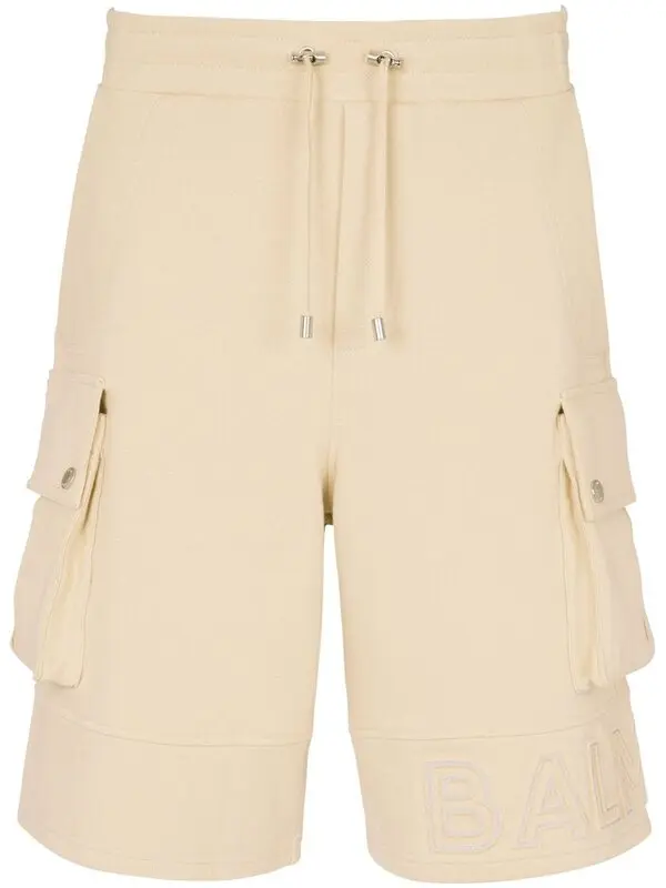 Balmain Logo-embossed Cargo Shorts