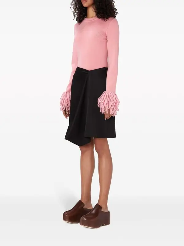 JW Anderson Draped Asymmetric Miniskirt