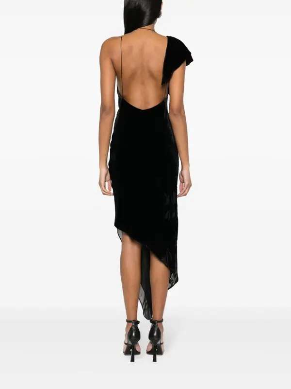 Rev The John Devore Asymmetric Dress In Black - 90% Off | Editorialist