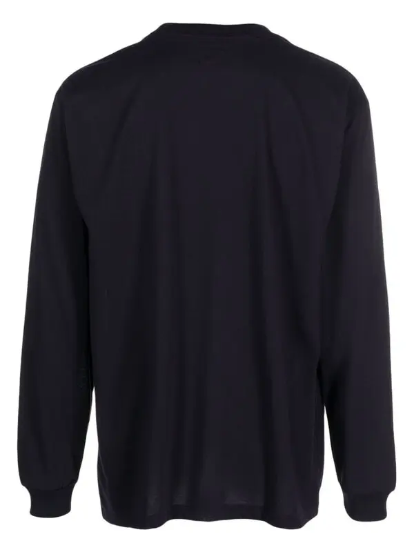 Needles Logo-appliqué Long-sleeve T-shirt - Purple
