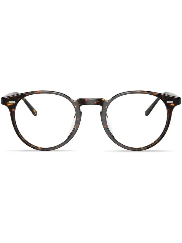 Oliver Spencer N.02 Round-frame Glasses - Green