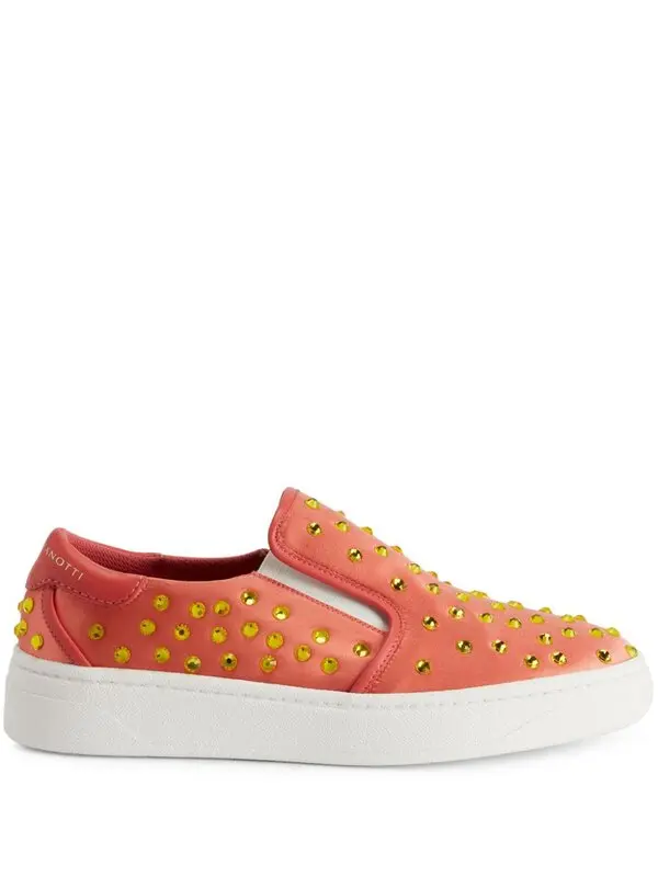 GIUSEPPE ZANOTTI Slip-on Sneakers - Orange