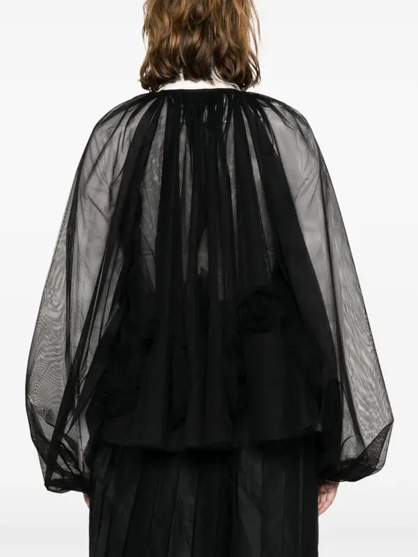 Viktor & Rolf Semi-sheer Tulle Top