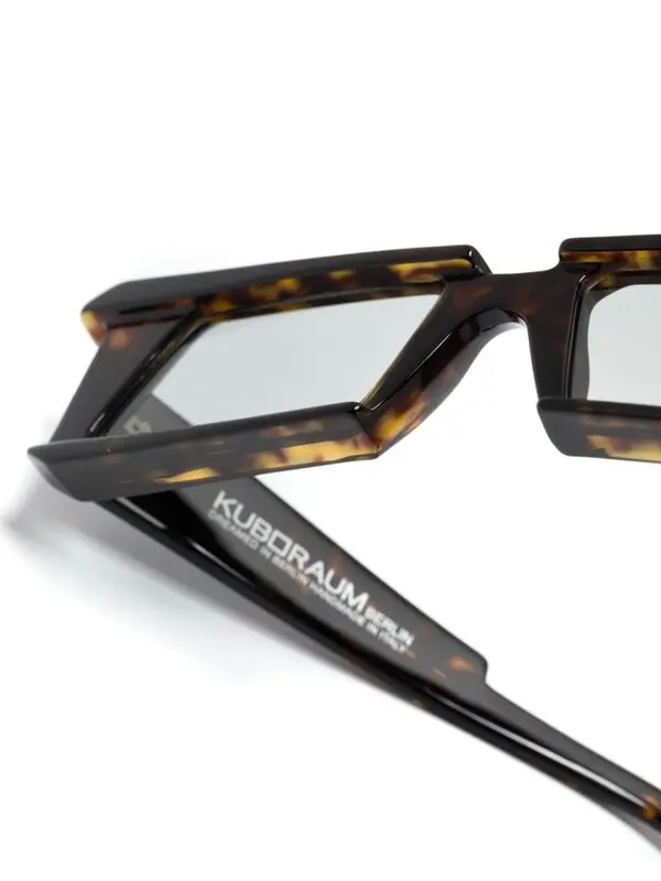 KUBORAUM X21 Rectangle-frame Sunglasses