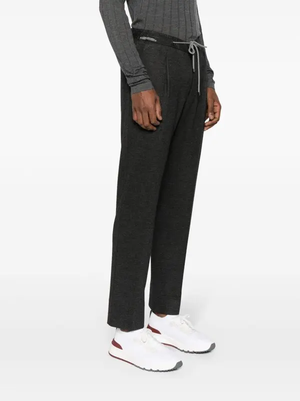 Corneliani Drawstring Tapered-leg Trousers