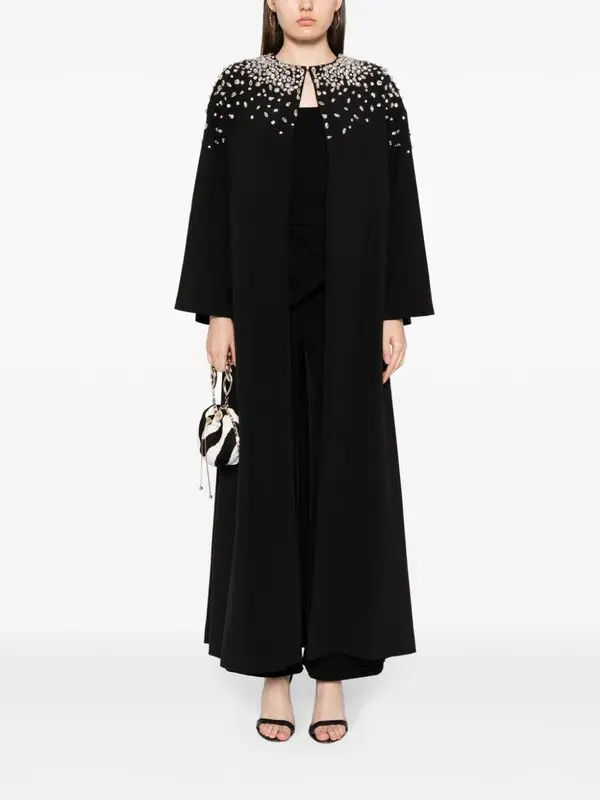 Sachin & Babi Calliope Crystal-embellished Coat - Black