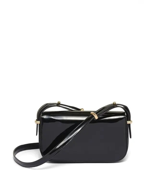Prada Logo-plaque Leather Shoulder Bag