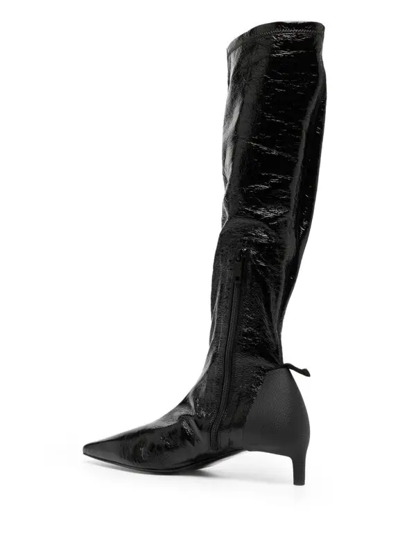 COURREGES Scuba Vinyl 30mm Leather Boots