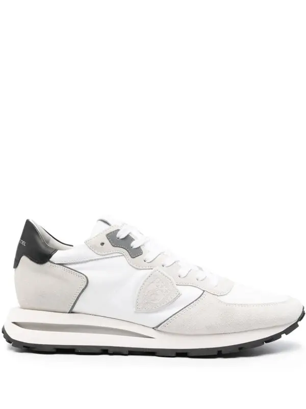 Philippe Model Panelled Lace-up Sneakers - White