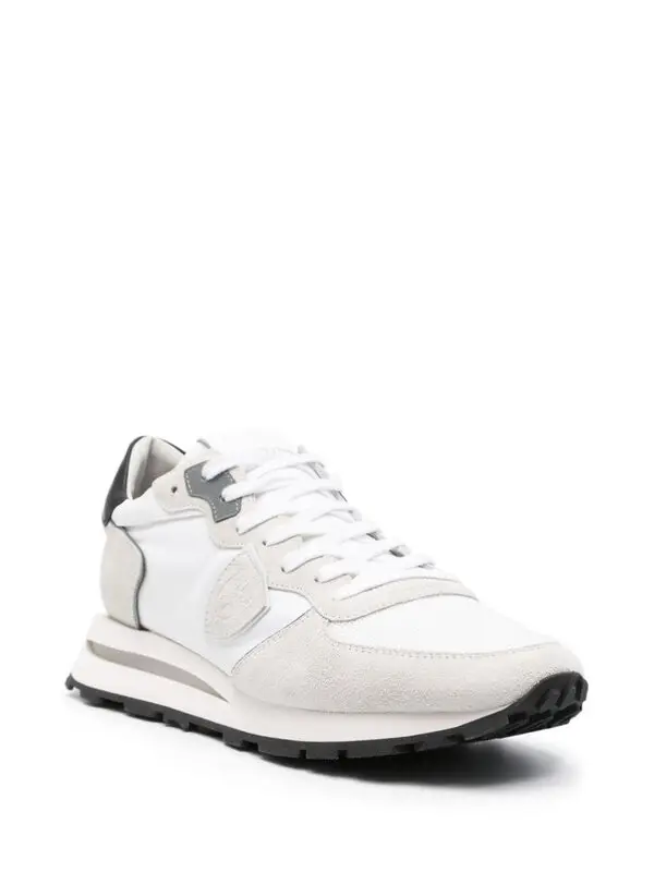 Philippe Model Panelled Lace-up Sneakers - White