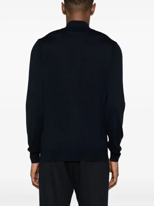 Corneliani Half-zip Jumper - Blue