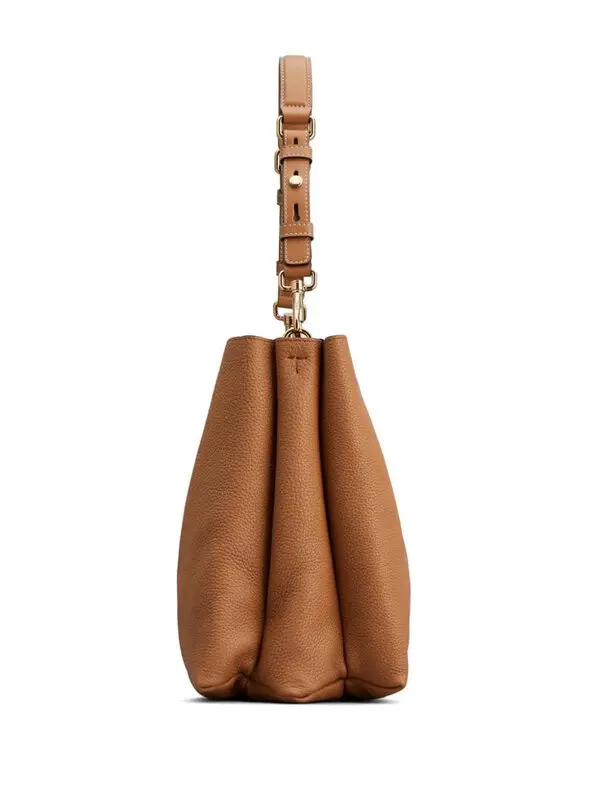 TOD'S T Timeless Medium Leather Tote Bag - Brown