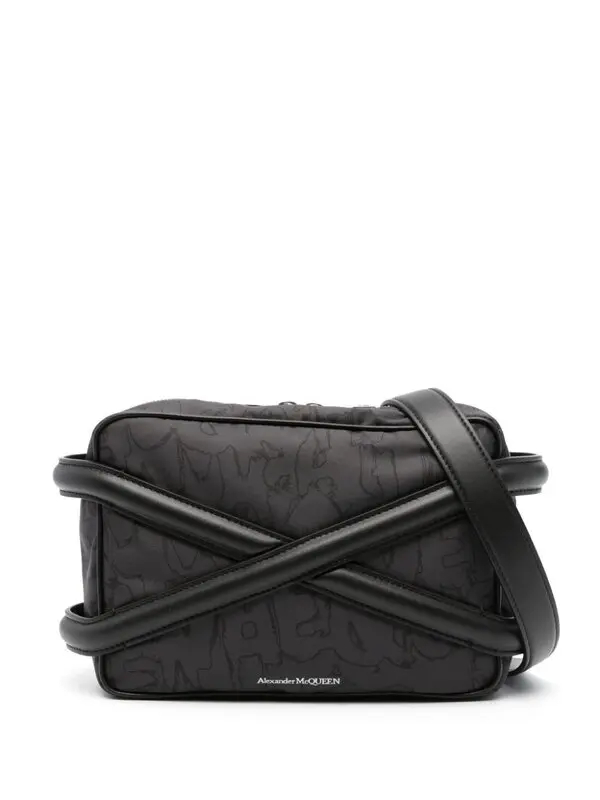 Alexander McQueen The Harness Zipped Camera Bag - Black