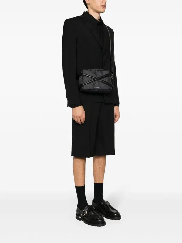 Alexander McQueen The Harness Zipped Camera Bag - Black