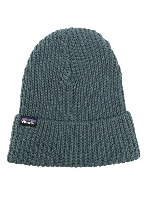 Patagonia Fisherman's Logo-tag Ribbed-knit Beanie - Green
