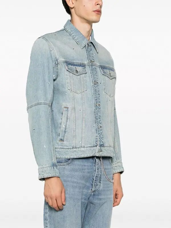 Zadig&Voltaire Kasy Spread-collar Denim Jacket