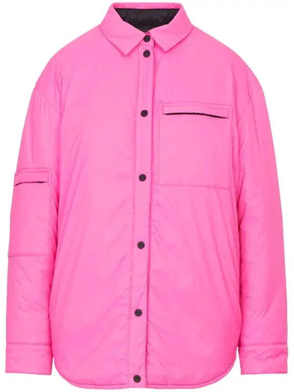 Aztech Mountain Pillow Padded Shirt Jacket - Pink